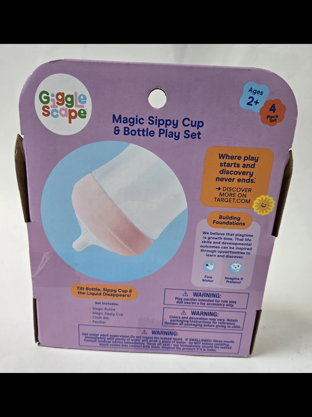 Gigglescape | Toys | New Gigglescape Magic Sippy Bottle Play Set Baby ...